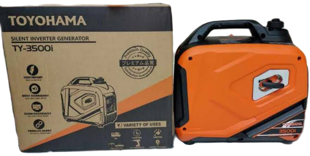 Toyohama Gasoline Silent Inverter Generator 3500i – Igarta Enterprise ...