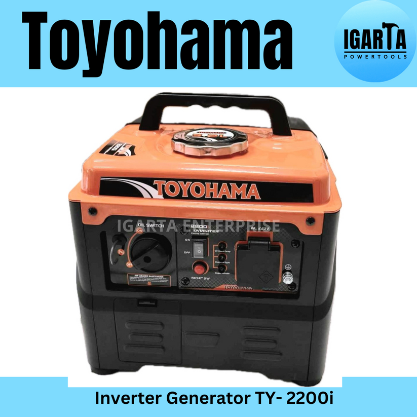 Toyohama TY-2200i Inverter Generator – Igarta Enterprise Power Tools ...