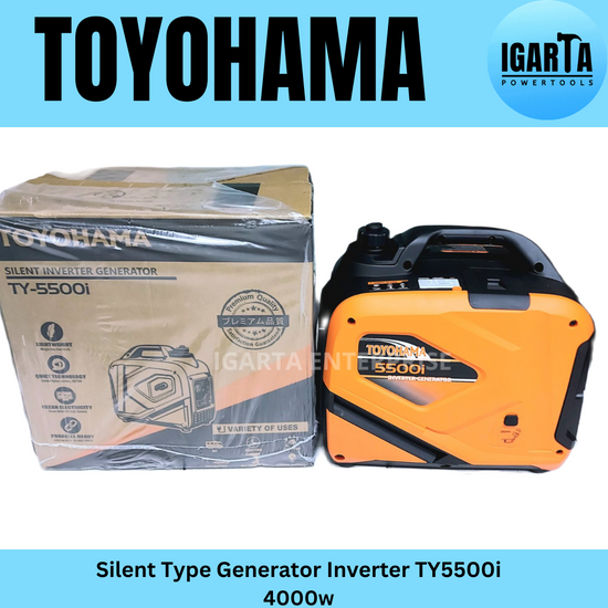 Toyohama Silent Type Inverter Generator TY5500i – Igarta Enterprise ...