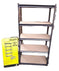 Fujihama 5 layers Boltless Metal Storage Rack 100kg per Shelves Heavy ...